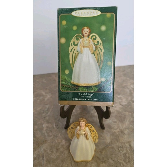Hallmark | Holiday | Hallmark 20 Graceful Angel Tree Topper Miniature ...